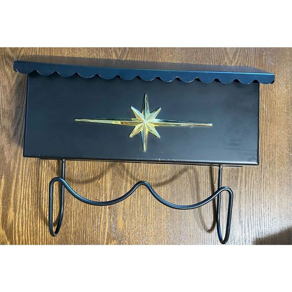 Griswold | Accents | Vintage Mid Century Griswold Black Metal Mailbox ...